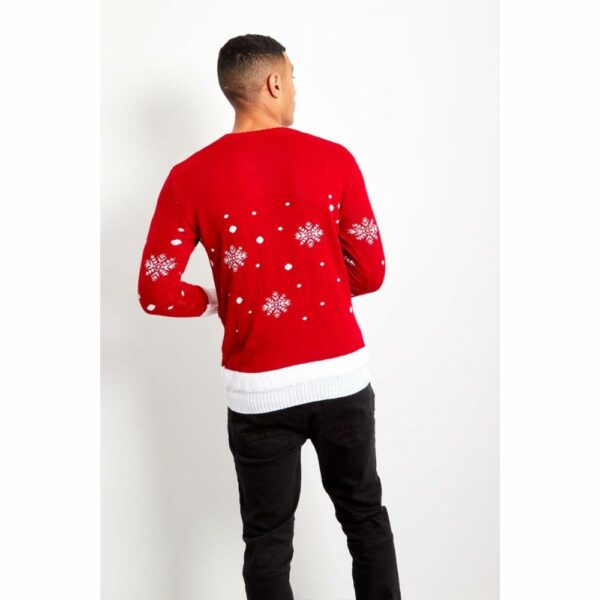Kerst Overhemd - Rendier Print - Zwart - KersttruiWinkel.nl