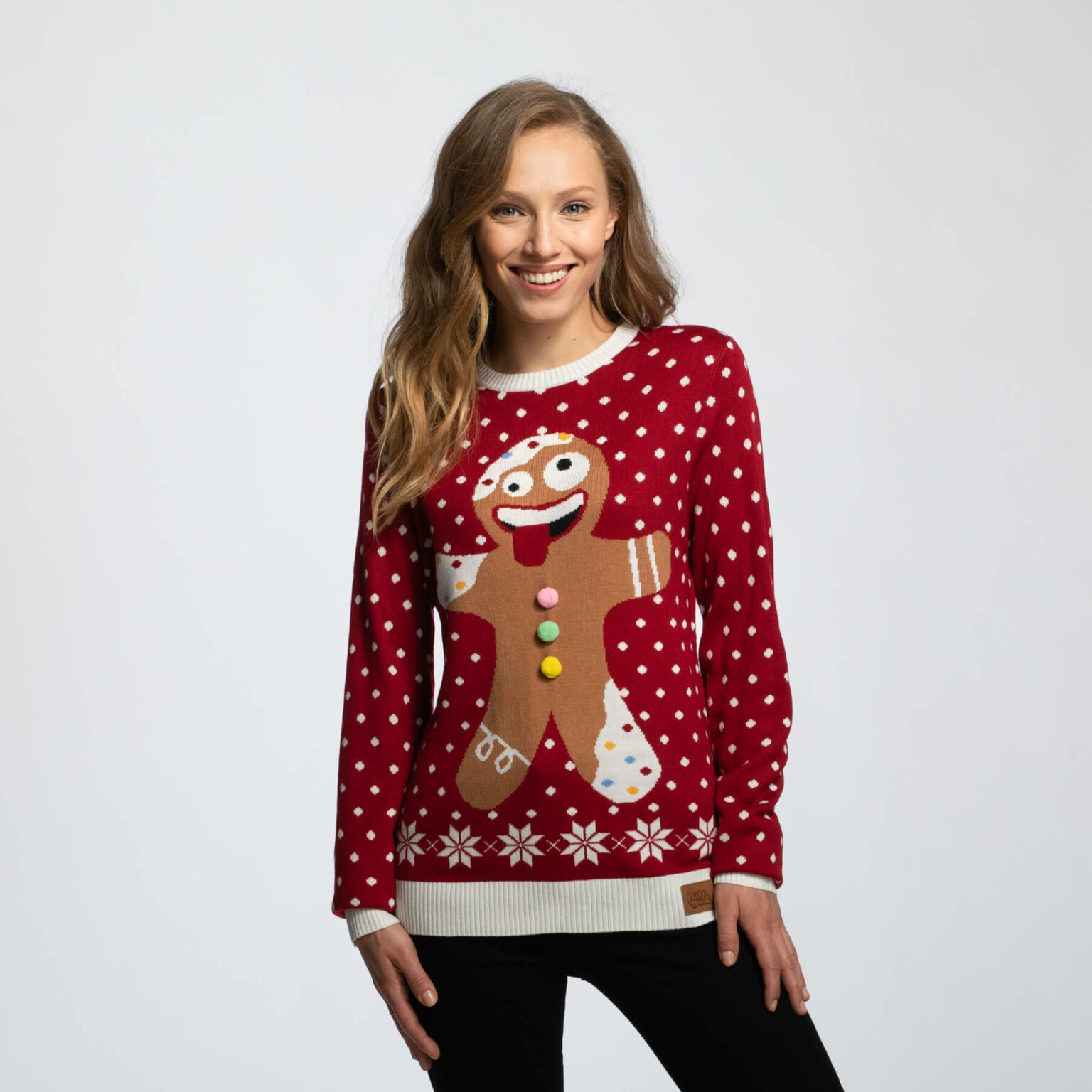 Traditionele Noorse Kersttrui Dames - KersttruiWinkel.nl