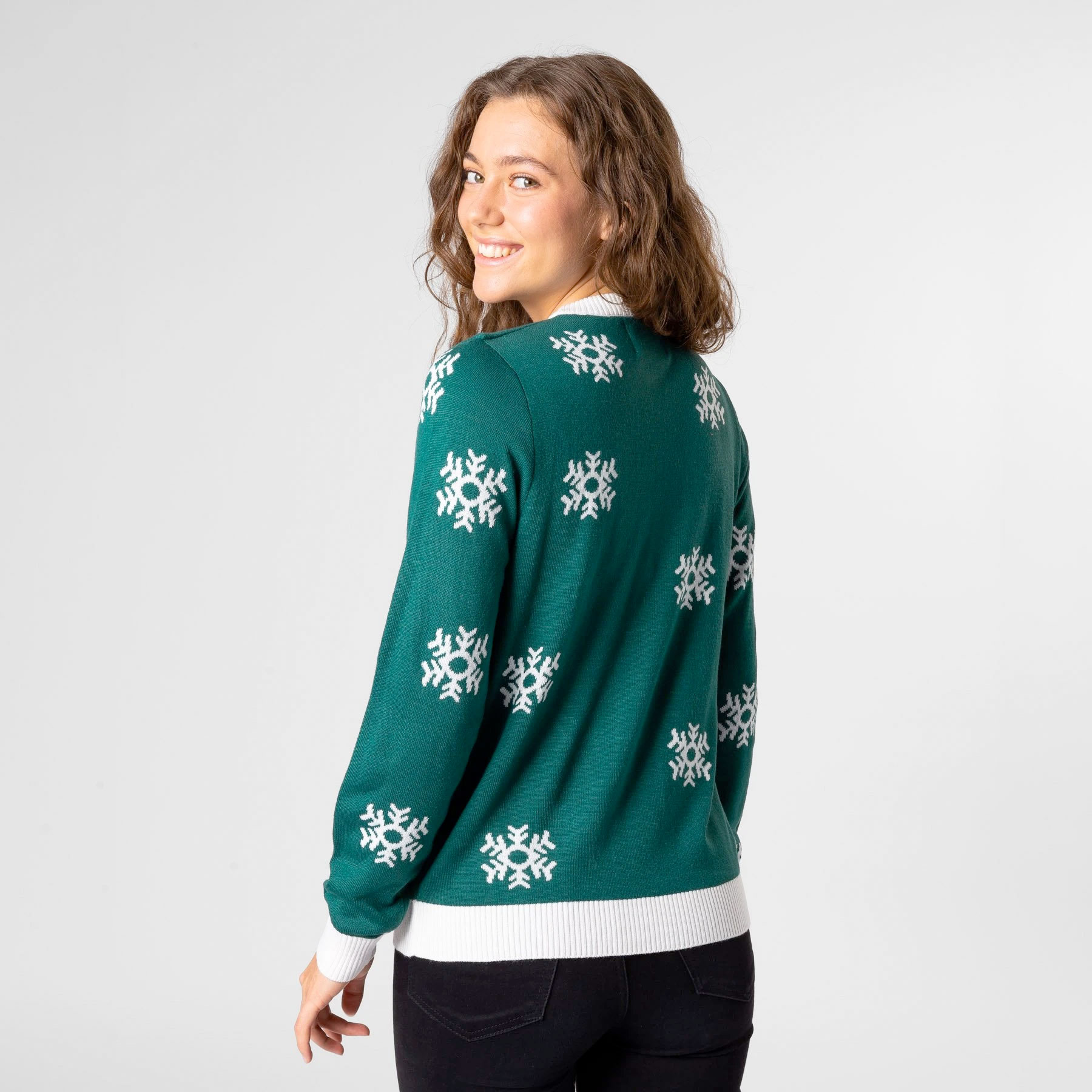 Traditionele Noorse Kersttrui Dames - KersttruiWinkel.nl